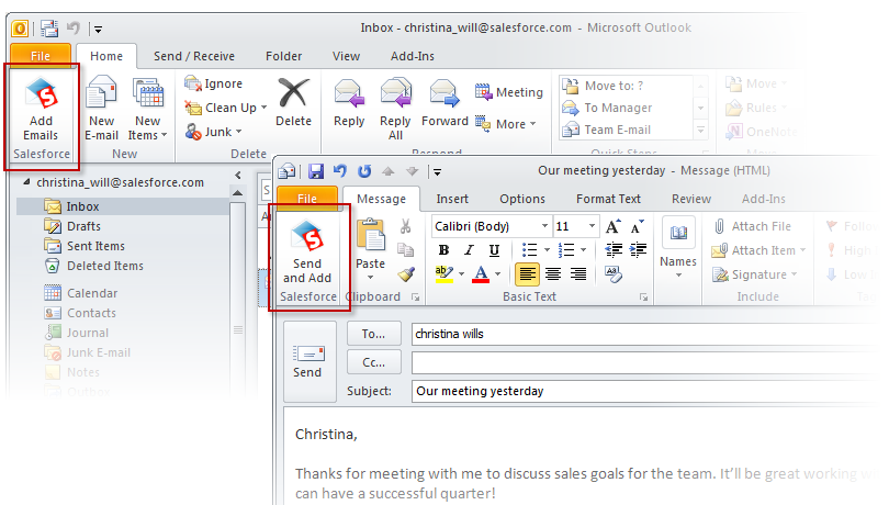 Salesforce for outlook plugin - loprat Salesforce for outlook plugin - loprat